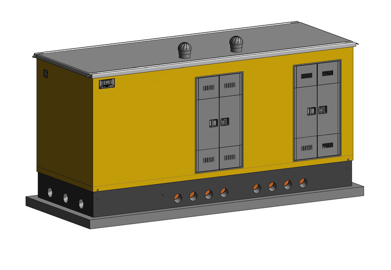 Cabina Prefabbricata Enel 675 SBS Standard Box Satellite - TCT SRL ...